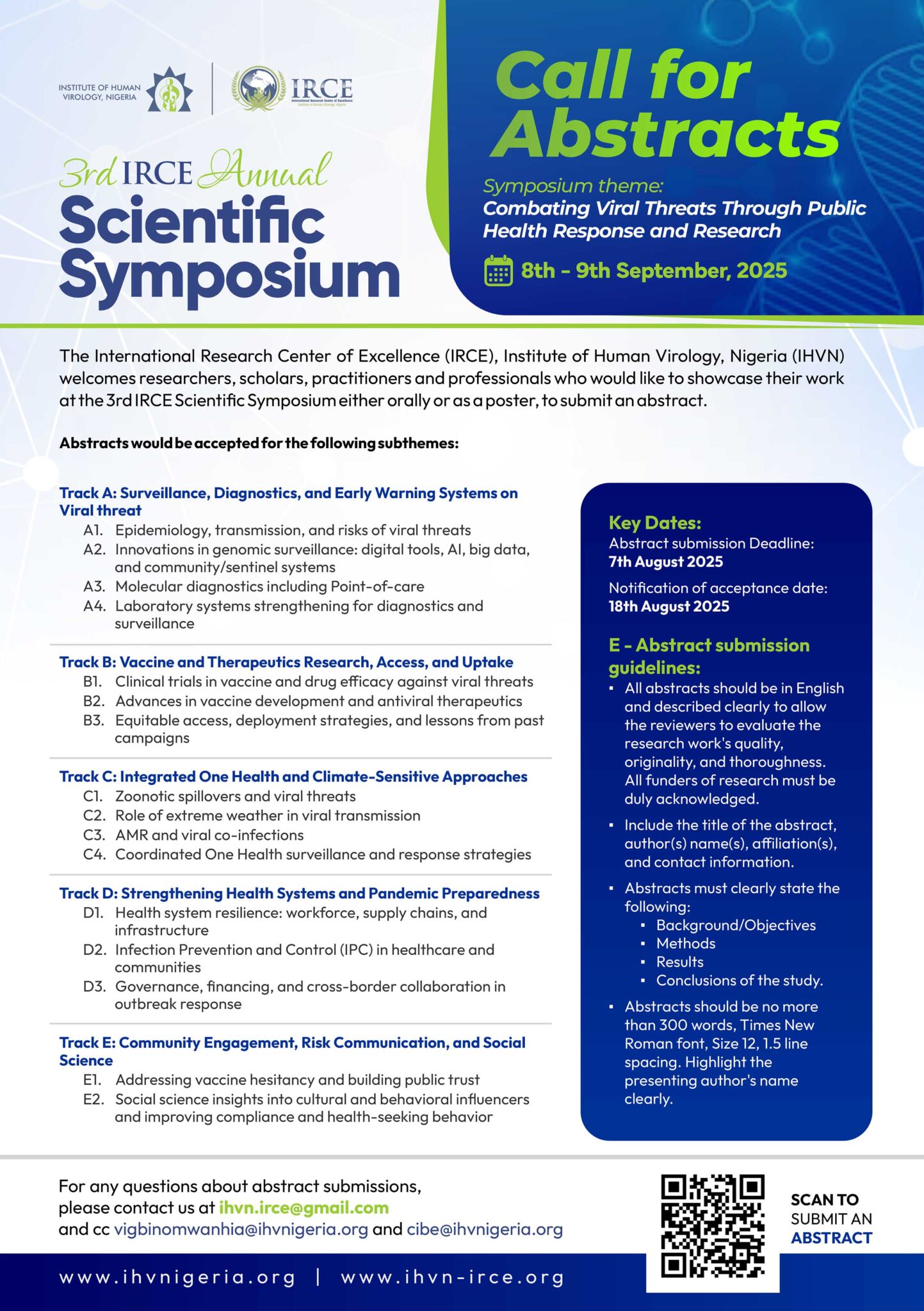 IRCE Calls for Abstracts for 3rd Annual Scientific Symposium – IRCE