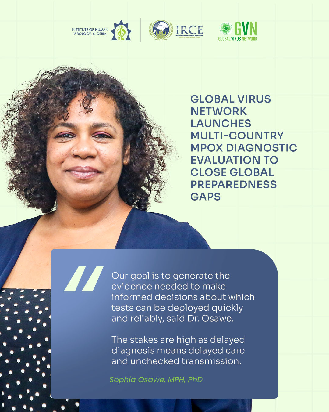 Global virus network launches multi-country mpox diagnostic evaluation ...